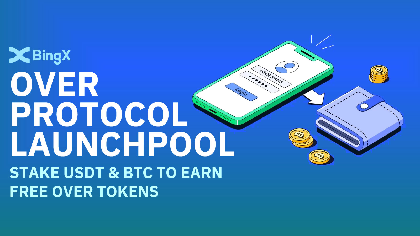 BingX Over Protocol Launchpool: Stake USDT & BTC to Earn OVER - Cexfinder