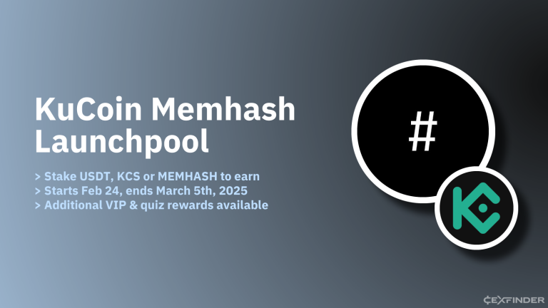 Memhash Launchpool on KuCoin: Stake USDT, KCS or MEMHASH - Cexfinder