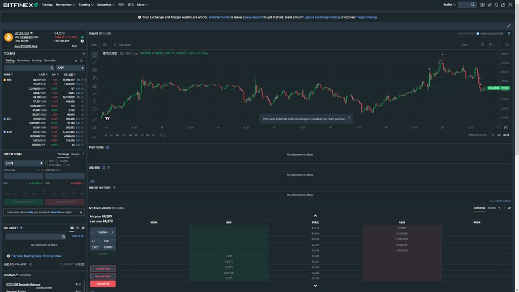 Bitfinex 2025 Review - Deposits, Fees, Features & Safety - Cexfinder