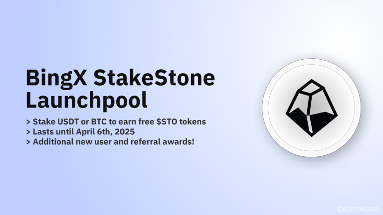 BingX StakeStone Launchpool: Stake BTC or USDT, Earn STO Airdrop - Cexfinder