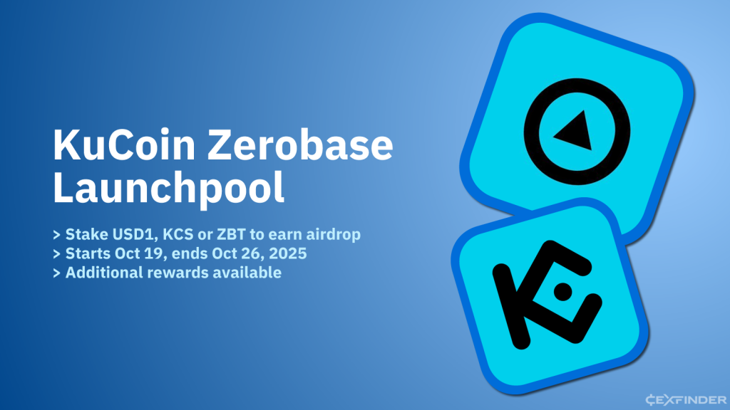 KuCoin ZEROBASE Launchpool: Stake ZBT, USD1 or KCS to Earn - Cexfinder